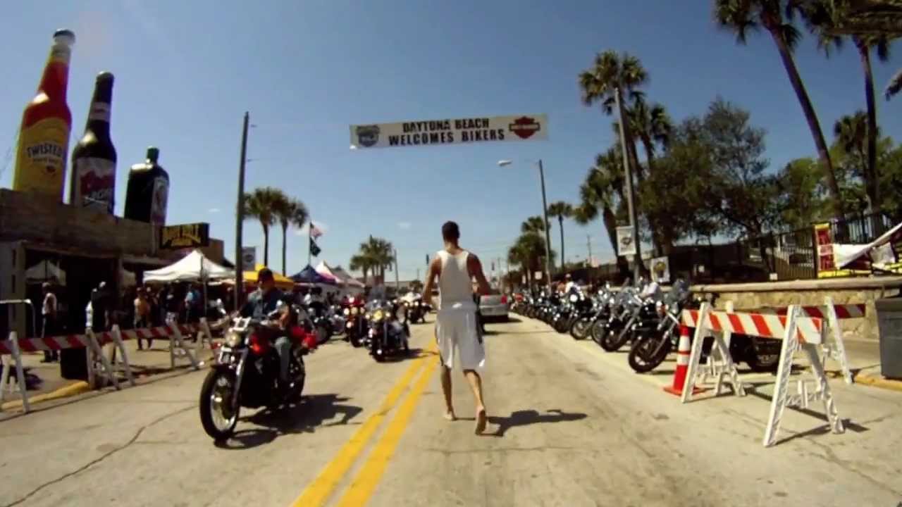 2012 Daytona Bike Week Action on Main Street & Beach Street - YouTube