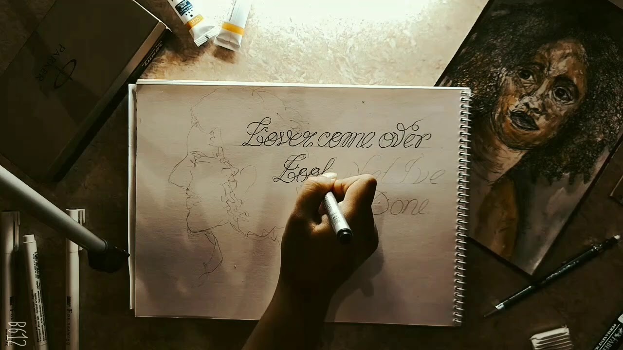 Speed Scribble Art | Cringe by Matt Maeson (Art Cover) | The Lover Who died - YouTube