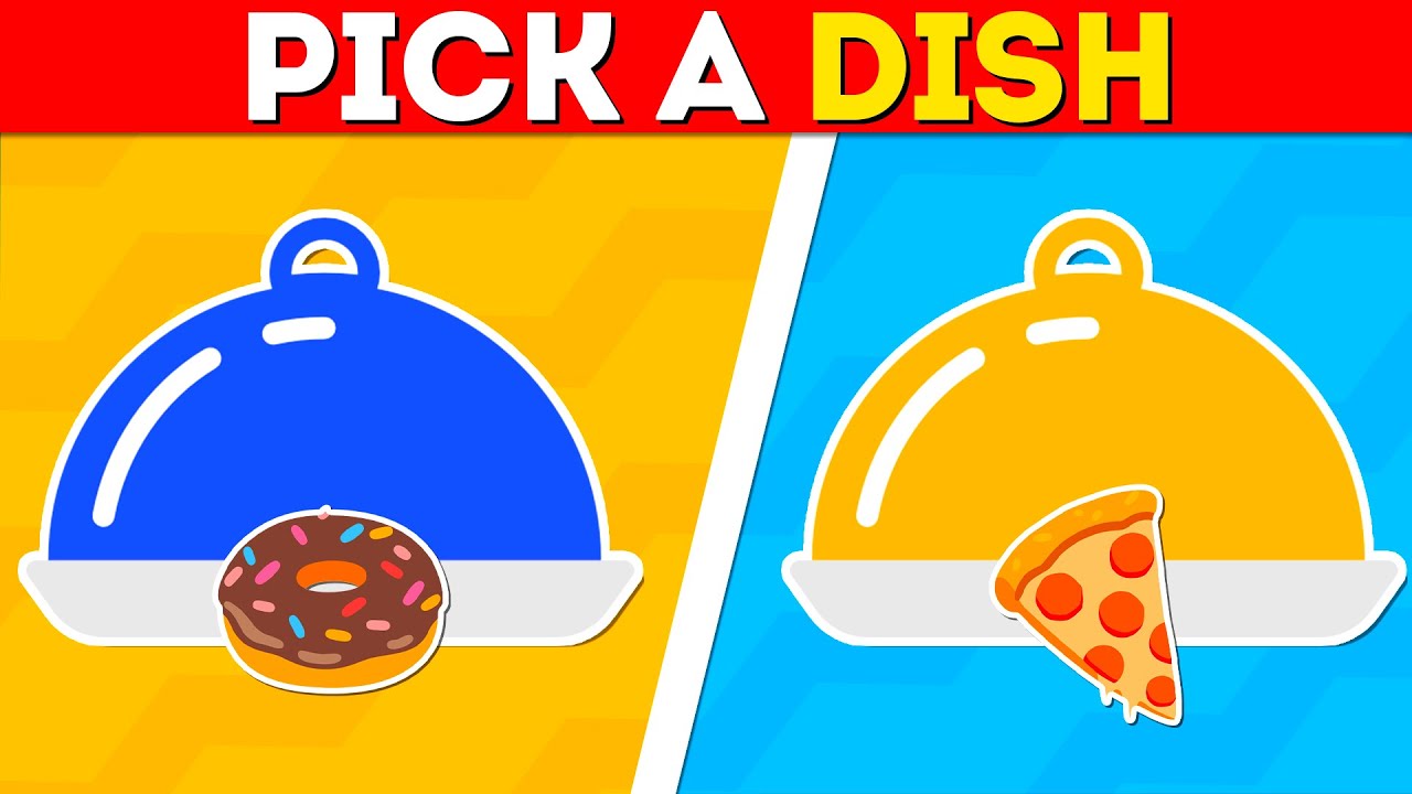 Pick a Dish 🍟 - Snacks & Junk Food Edition 🍩 - YouTube