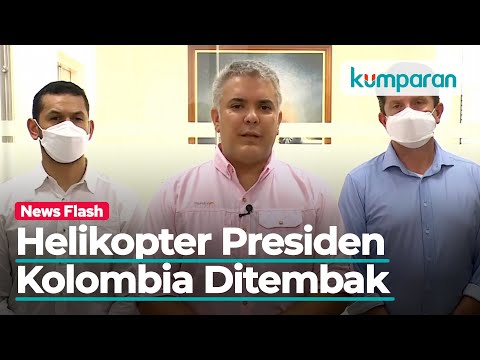 Lintasi Area Perbatasan Venezuela, Helikopter Presiden Kolombia Ditembaki