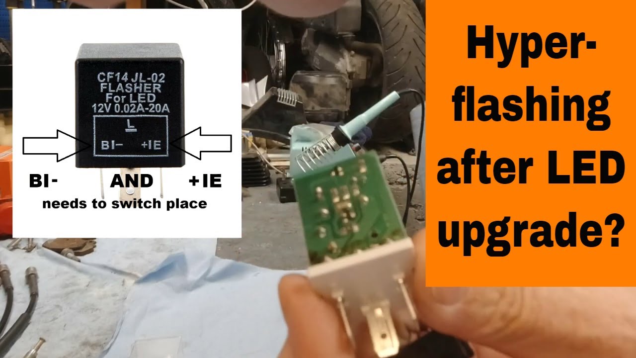 Hyper flashing indicators turn signal after a LED upgrade in your vanagon T3 T25? Here is a $8 ...