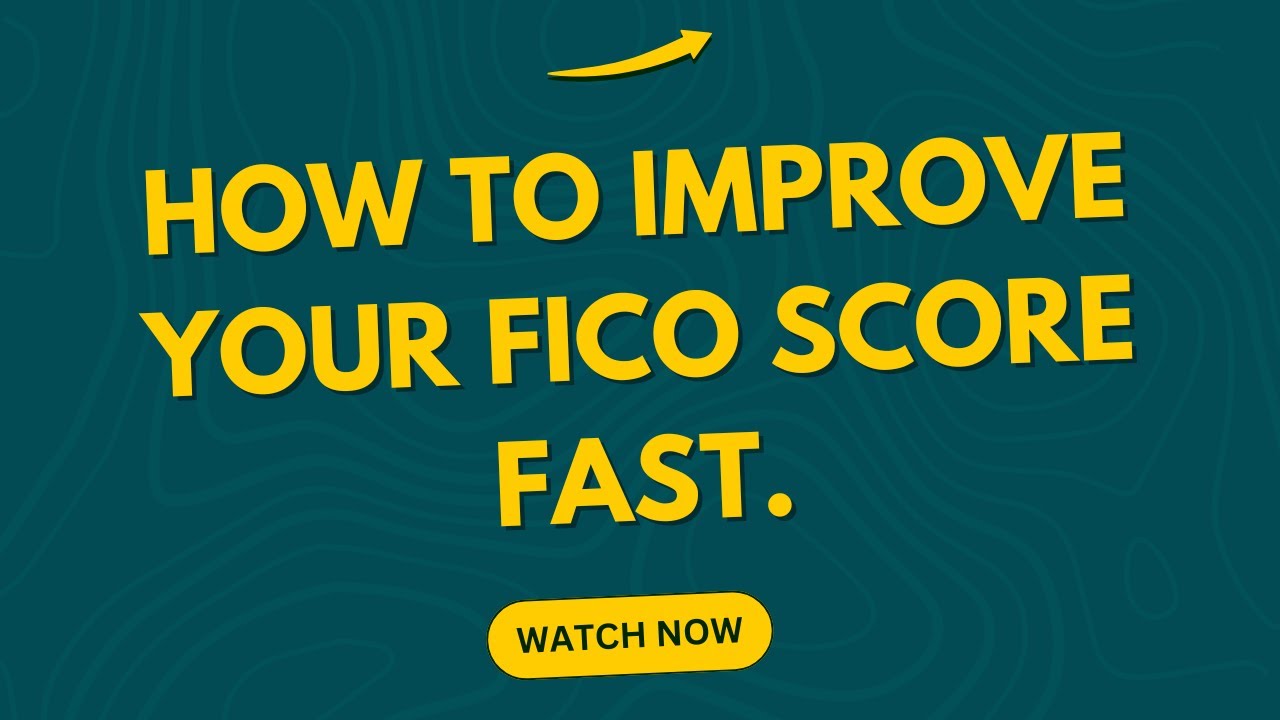 How to improve your FICO score fast. - YouTube