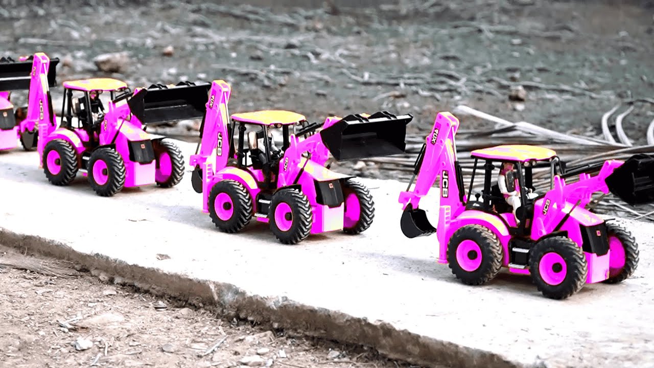 LOADER OF COLORS | JCB BACKHOE RC EXCAVATOR OFFROAD | JCB OF DUBT VIDEO ...