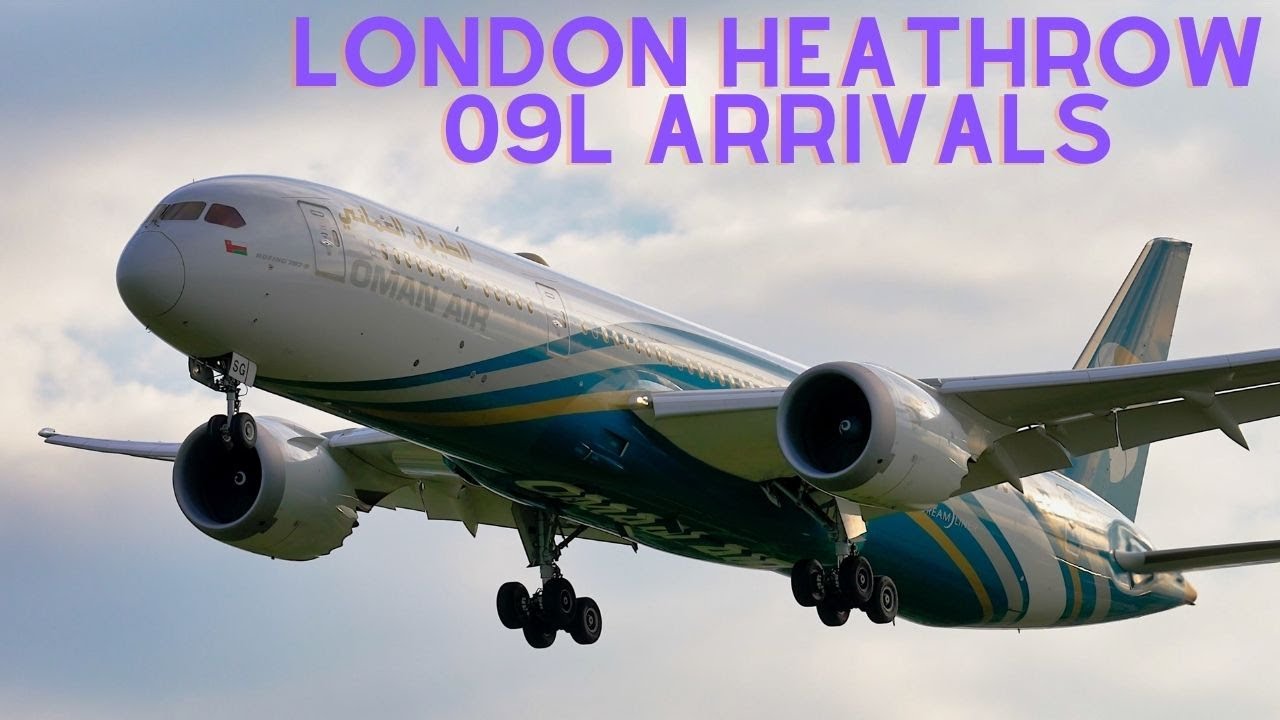 London Heathrow Airport RWY 09L Arrivals - Plane Spotting 03.06.2022 ...