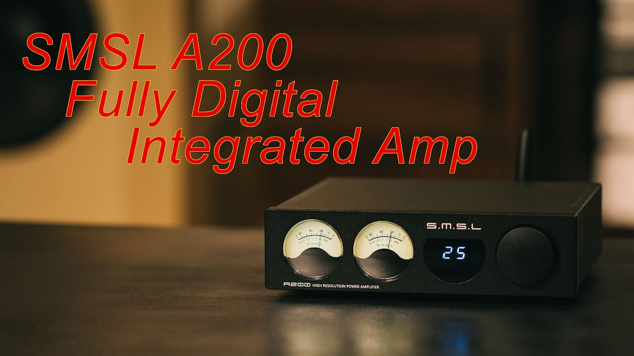 SMSL A200 with Infineon Digital Amplifier - YouTube