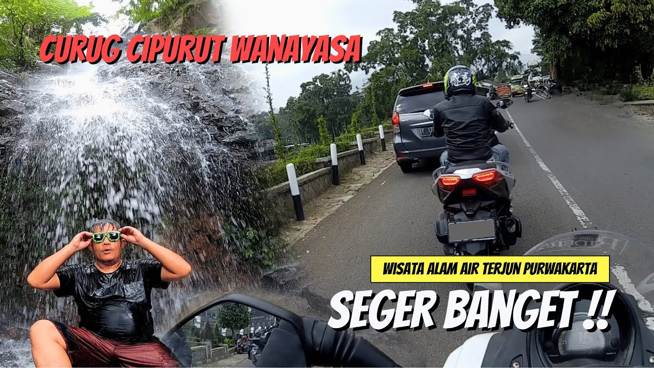 WISATA PURWAKARTA CURUG CIPURUT WANAYASA: Motovlog Journey - YouTube