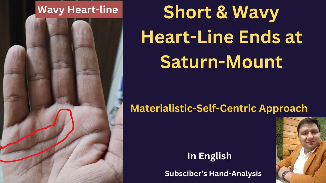 Short & Wavy Heart-Line Ends at Saturn-Mount in Palmistry in English ...