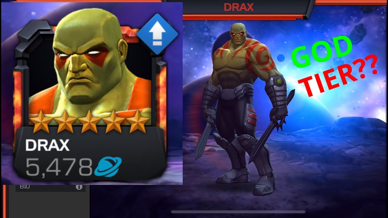 God tier mcoc - Drax DESTROYS winter soldier- OG champ - game changer ...