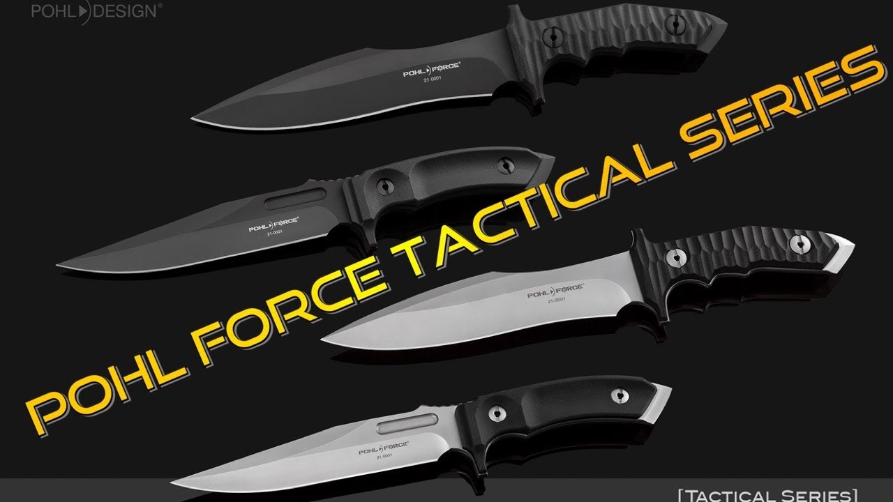 Pohl Force Tactical Eight knife / includes disassembly/ the new smaller tactical version of the ...