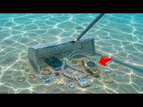 Searching Underwater for Lost Rolex & Diamond Jewelry! Beach Treasure Hunt Challenge