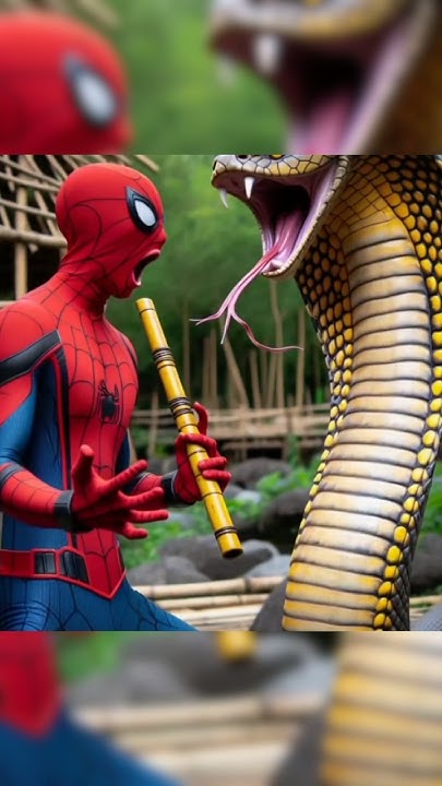 Becoming a Snake Charmer | Spider-Man vs Deadpool vs Captain America #shorts #spiderman #joker ...