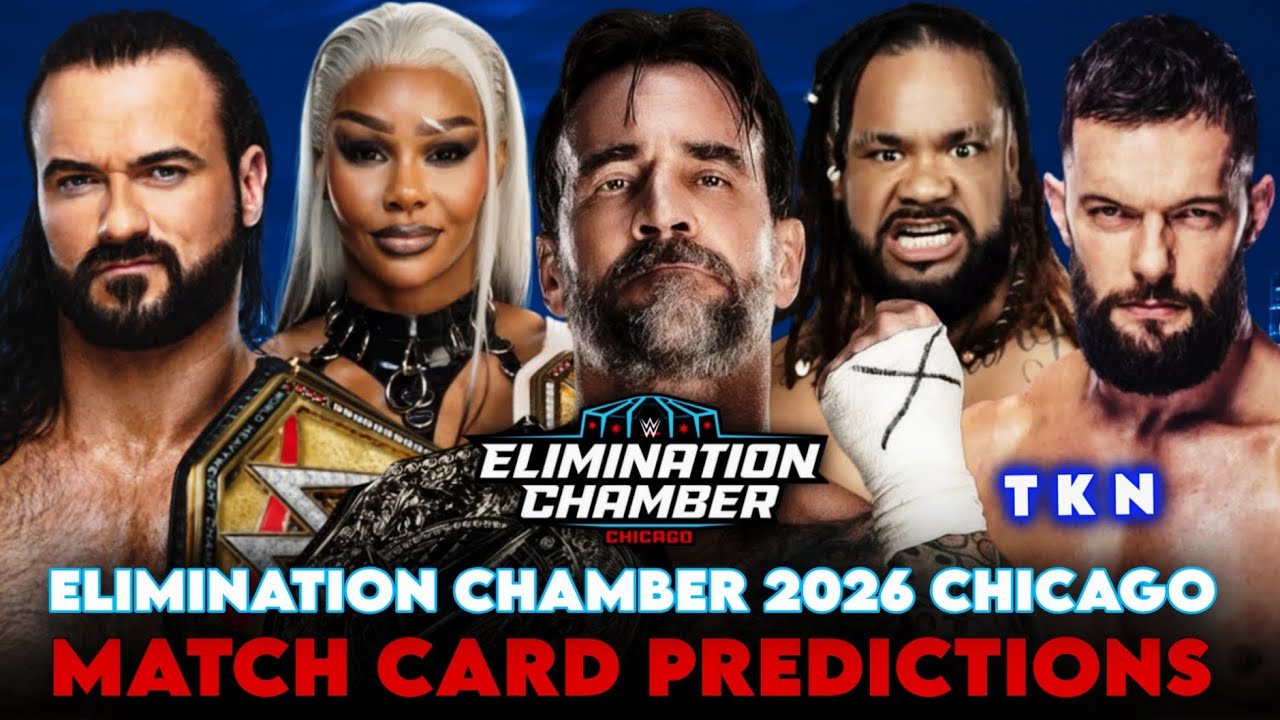 WWE Elimination Chamber 2026 Chicago Match card predictions [ V1 ...