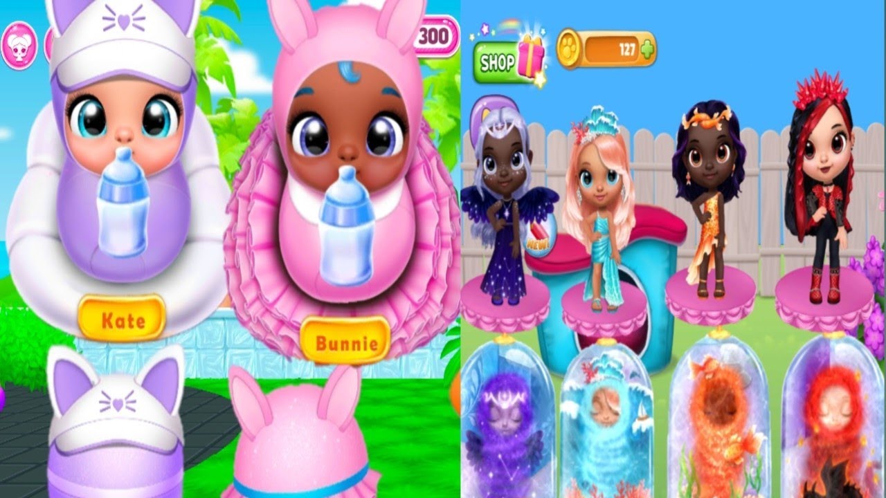 princess _ enchanted castle vs giggles babies toddler care games - YouTube
