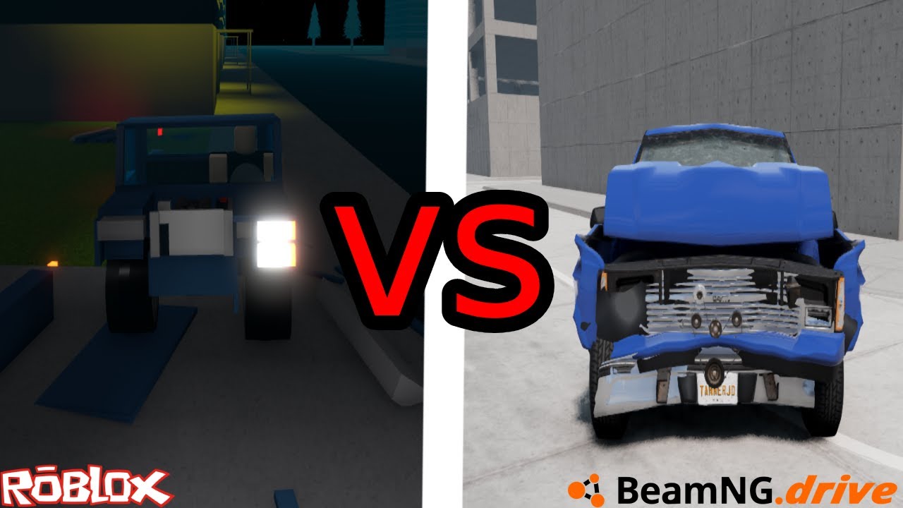 Beamng VS Roblox. - YouTube
