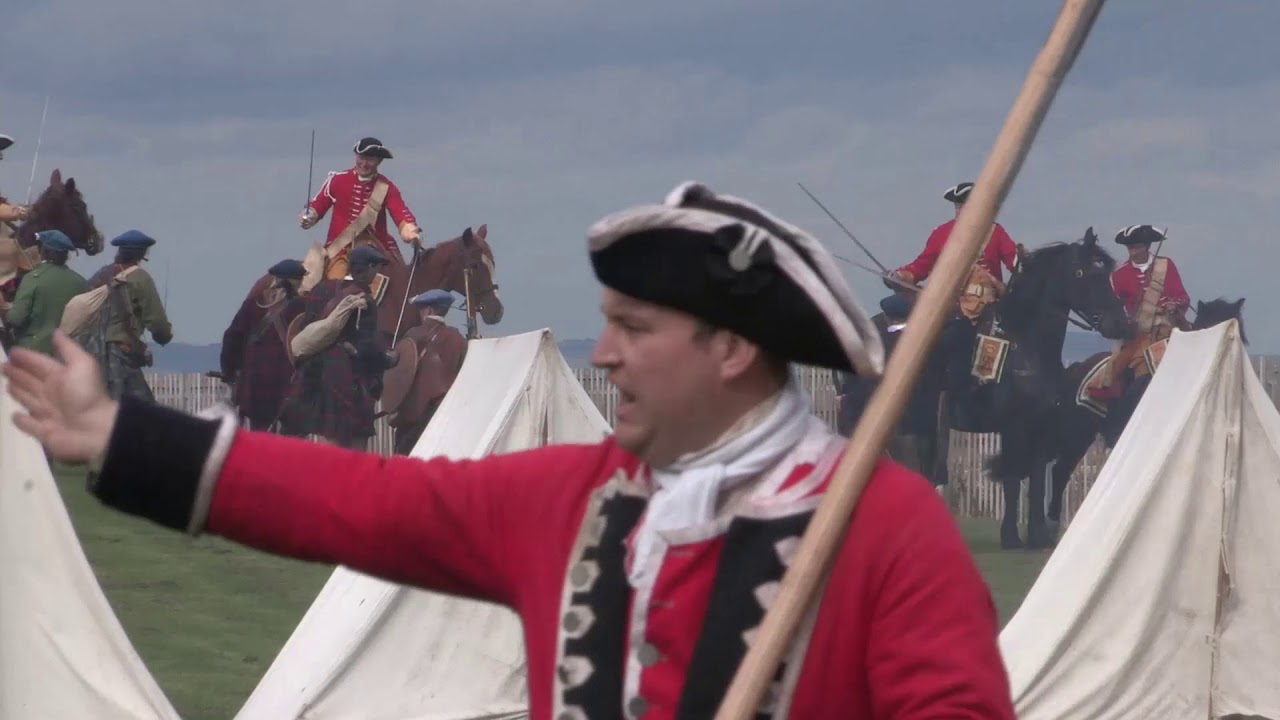 The Battle of Prestonpans 1745 (battle footage from 2018) - YouTube