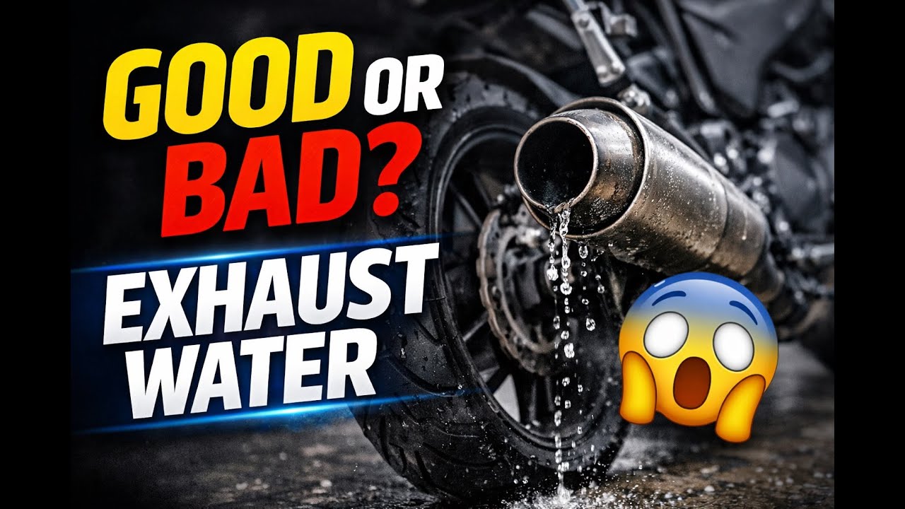 Water Coming Out From Exhaust Pipe😱 | Good or Bad? | Splendor Plus # ...