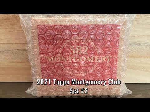 2021 Topps 582 Montgomery Club Set #2 First Look 👀 Great Players on the ...