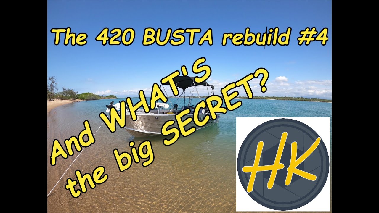 Building the ULTIMATE QUINTREX 420 BUSTA Ep #4 - rear casting platform - WHAT'S the BIG SECRET ...