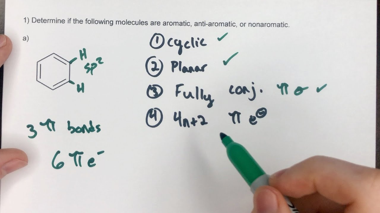 How to Determine Aromaticity and Anti-Aromaticity - YouTube