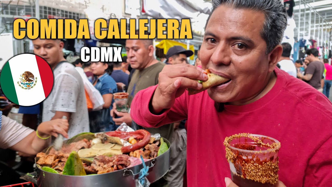 Probando COMIDA CALLEJERA en TEPITO El Barrio Bravo de MÉXICO 🇲🇽 - YouTube