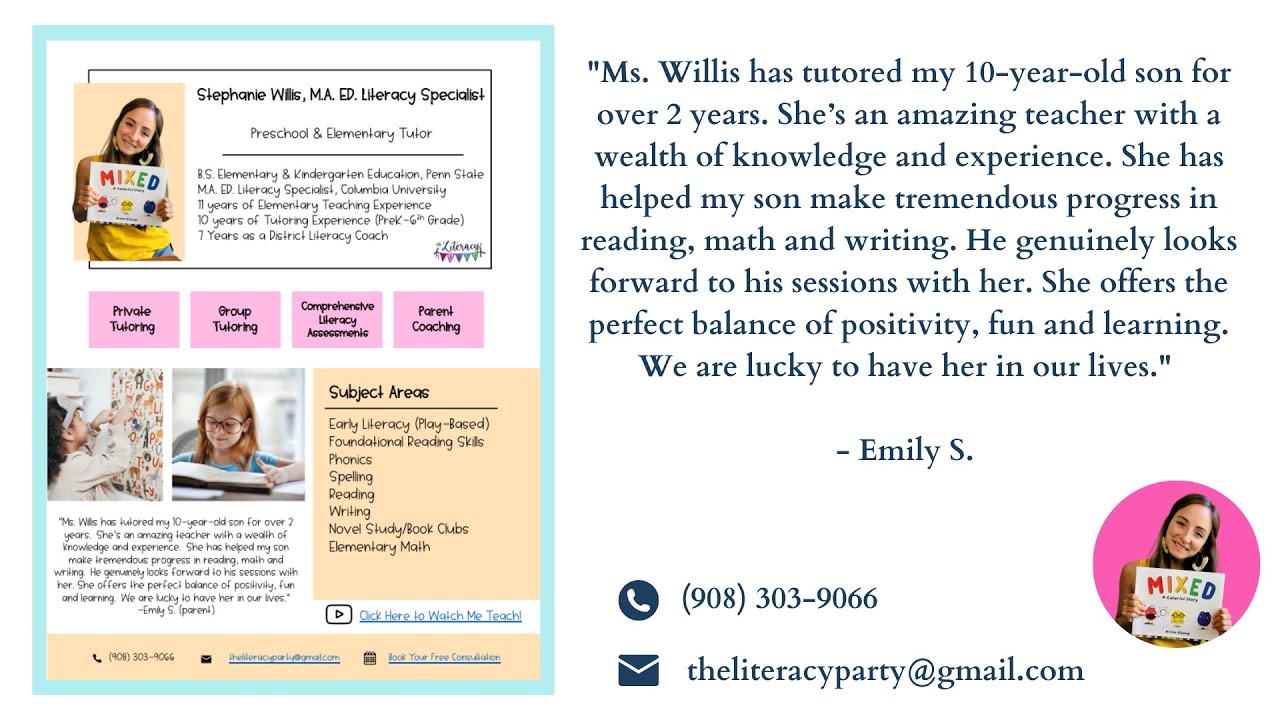 Tutoring with Ms. Willis - YouTube
