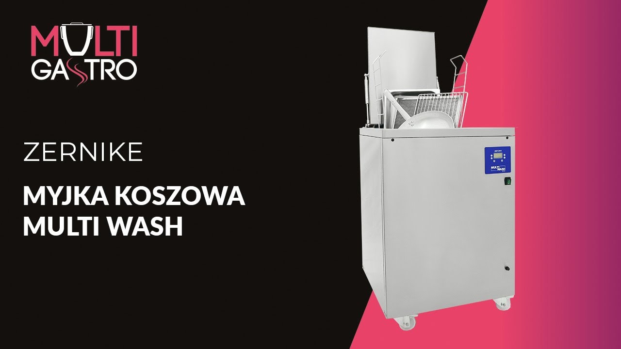 Myjka koszowa | Myjnia koszowa Multi Wash Zernike | Multi Gastro - YouTube