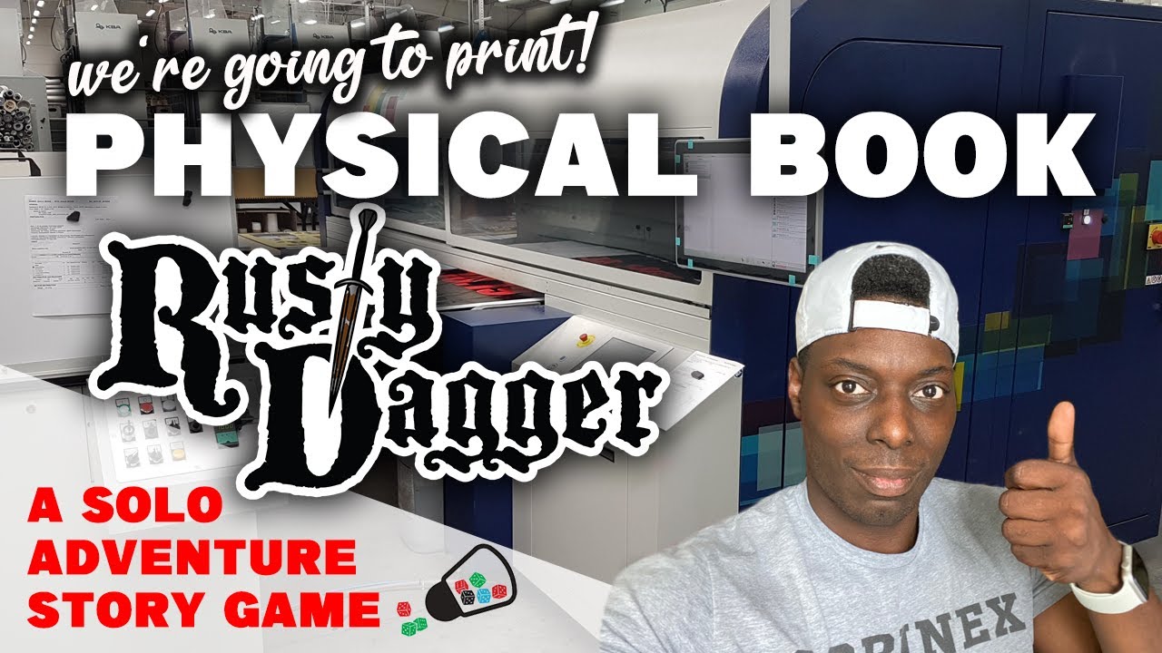 Rusty Dagger: The solo story game is going to PRINT! - YouTube
