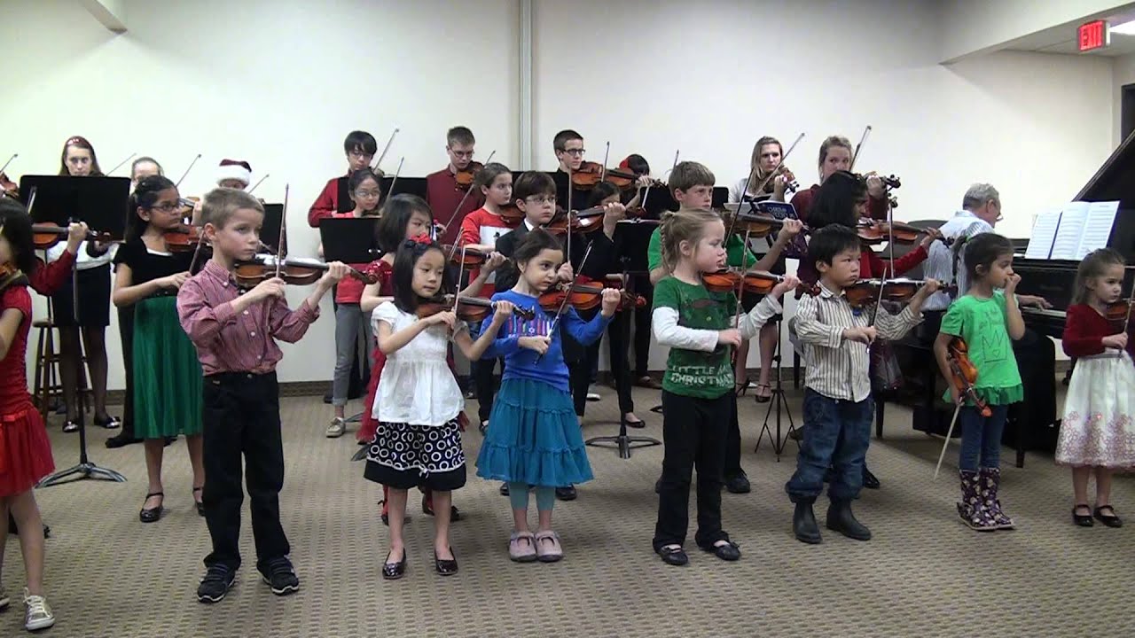 Suzuki Violin - O Come Little Children - YouTube