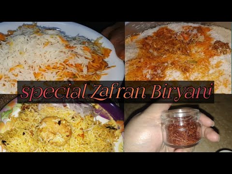 Chicken zafrani biryani | how to make easy home made biryani recipe ...