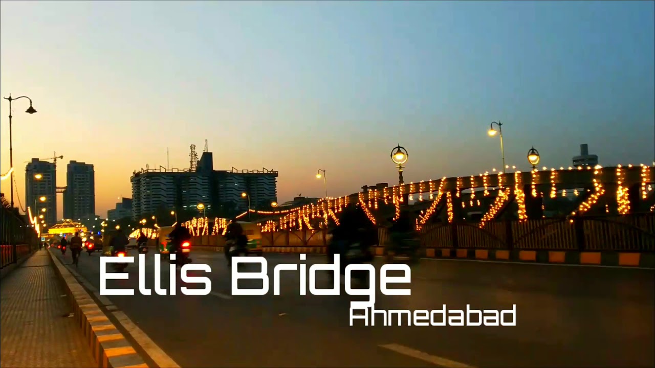 Ahmedabad City Ellis Bridge Beautiful Time lapse | Motion Works - YouTube