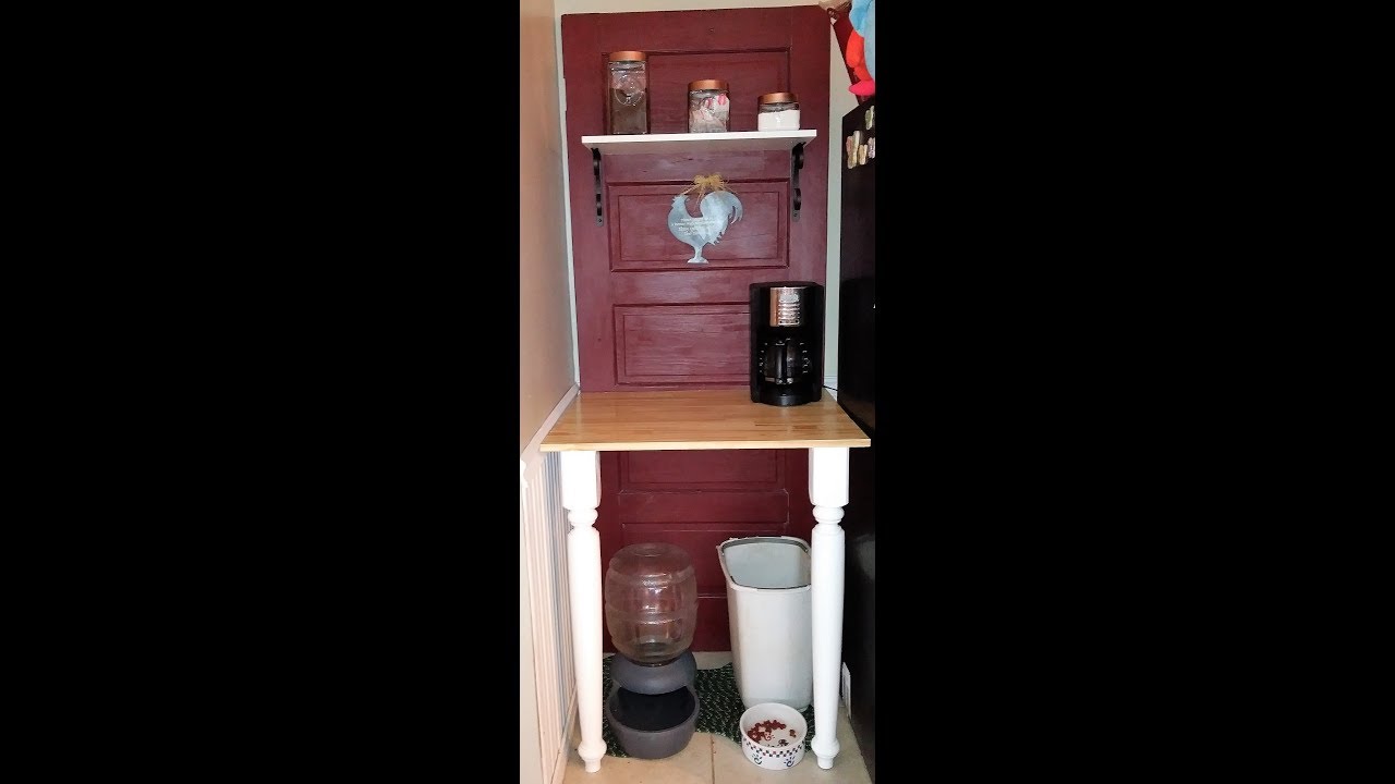 Upcycled Coffee Bar DIY Home Grown Love 04/21/17 - YouTube