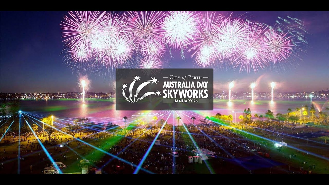 Perth City Australia Day 2015 Skyworks HD - YouTube