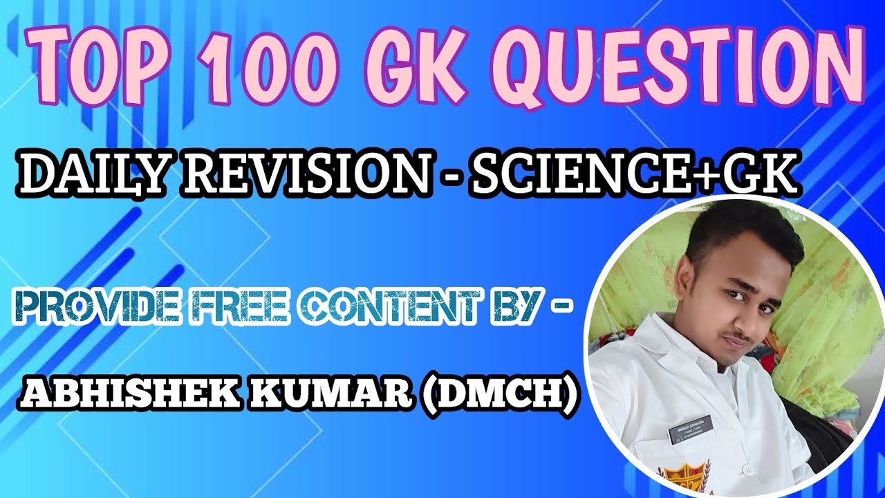 Top 100 GK Questions for All Exams – General Knowledge Challenge 2025 ...