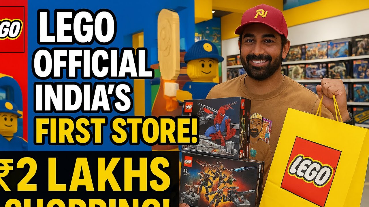 Inside India’s first LEGO® Store 🧱 | lego store opening India - YouTube