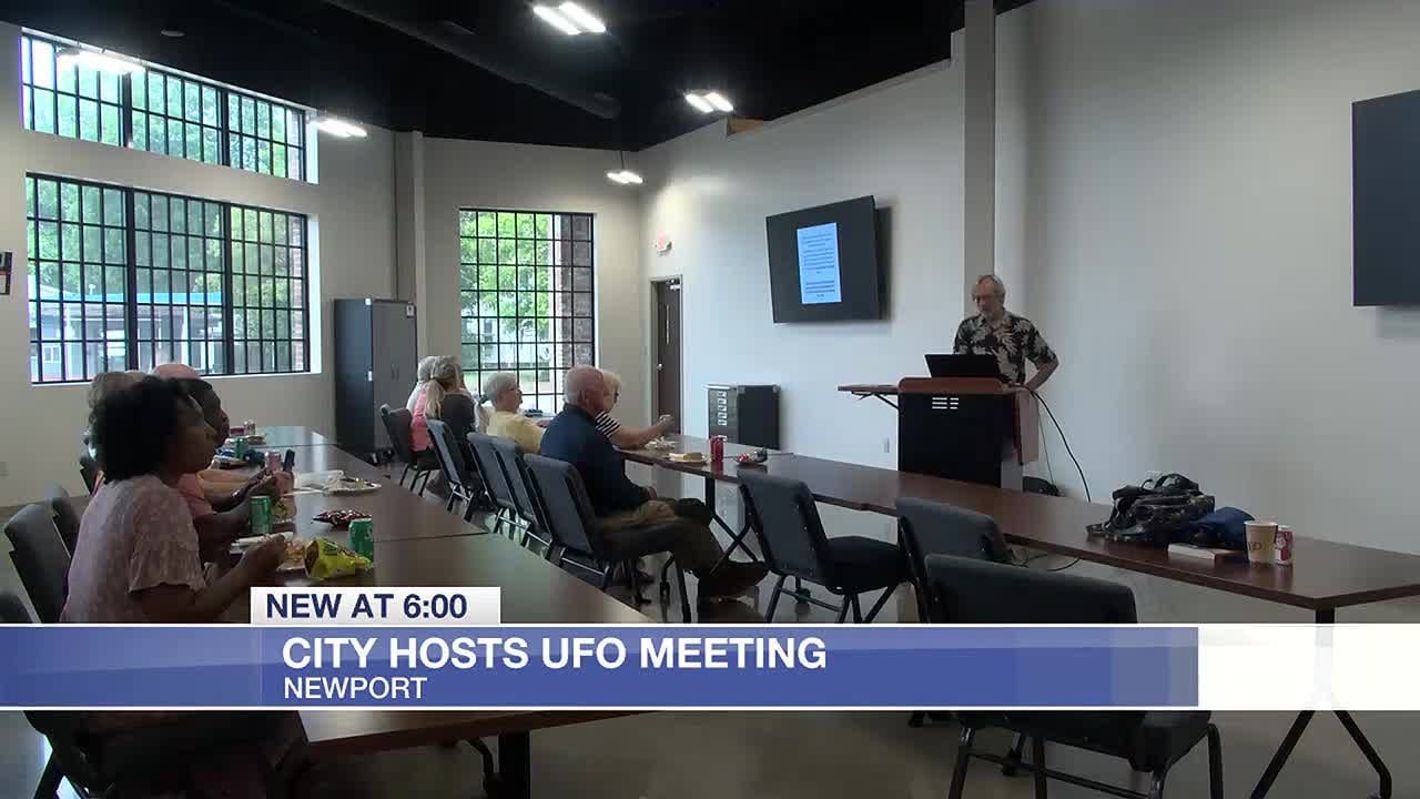 Newport hosts UFO Tech talk with scientist - YouTube