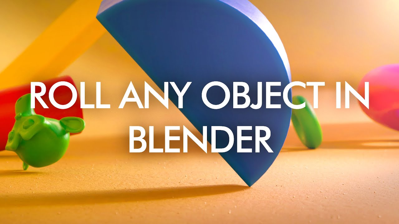 Roll Any Object in Blender Using Geometry Nodes - YouTube