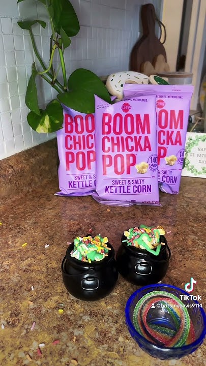 Make a St. Patrick’s Day snack with me with BOOM Chicka POP! #food # ...