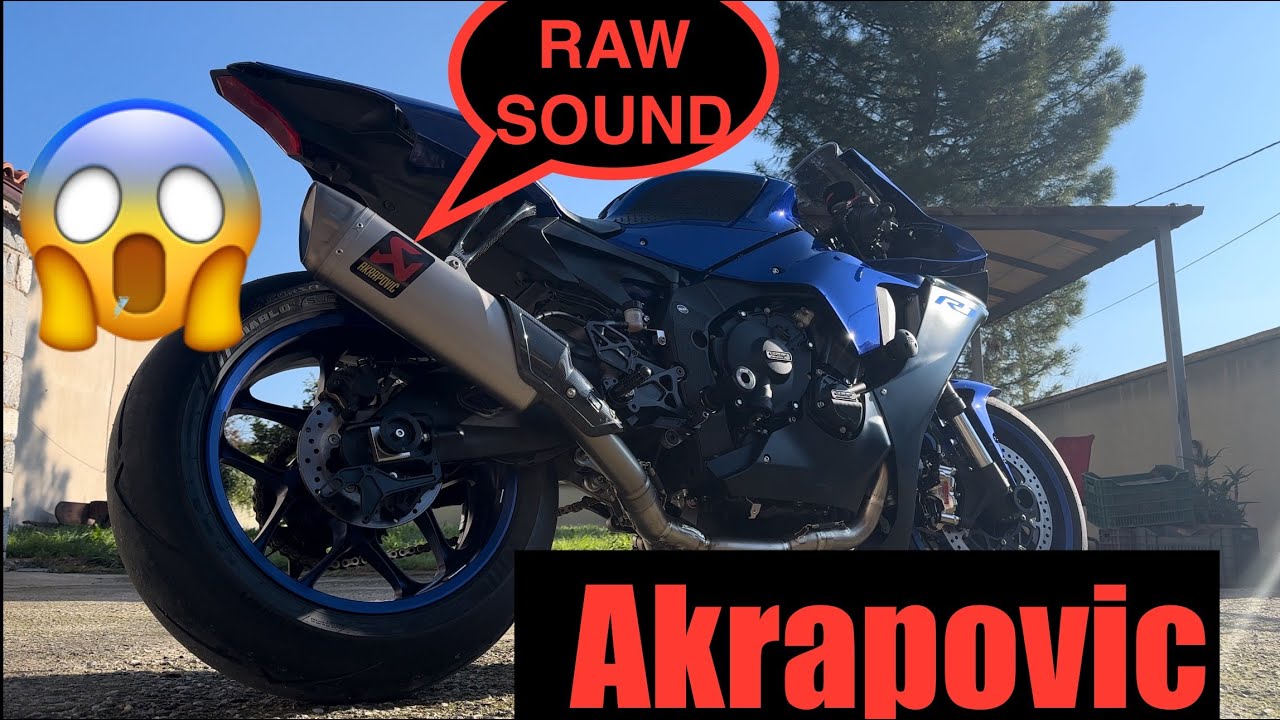 FLYBY YAMAHA R1 2023 WITH AKRAPOVIC SBK EXHAUST - YouTube