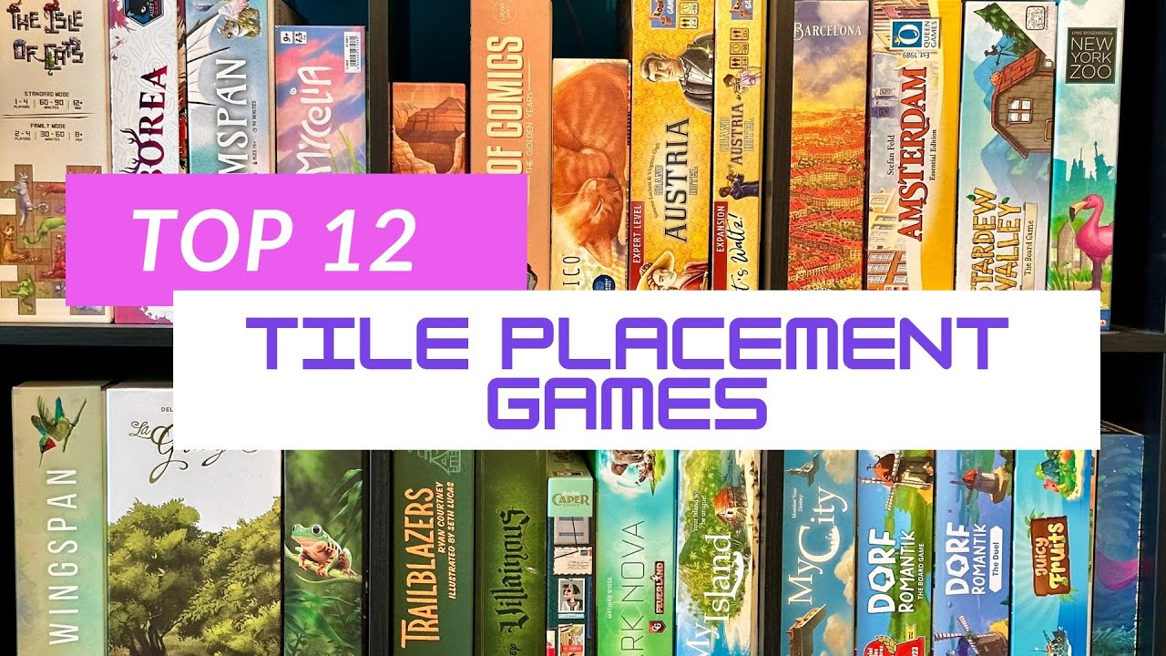 Top 12 Tile Placement Games - YouTube