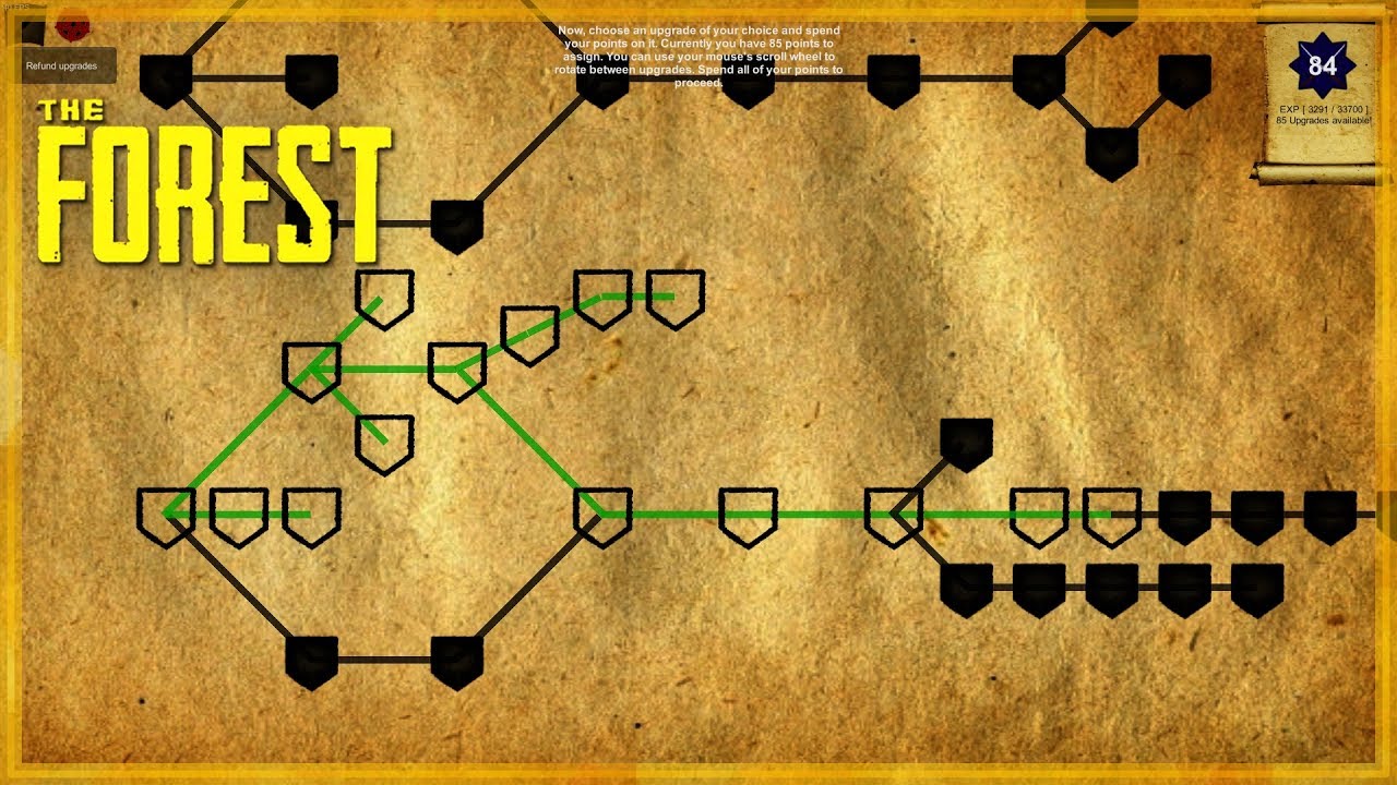 🌳더 포레스트 RPG 모드 | Player Upgrade Point Mod - YouTube