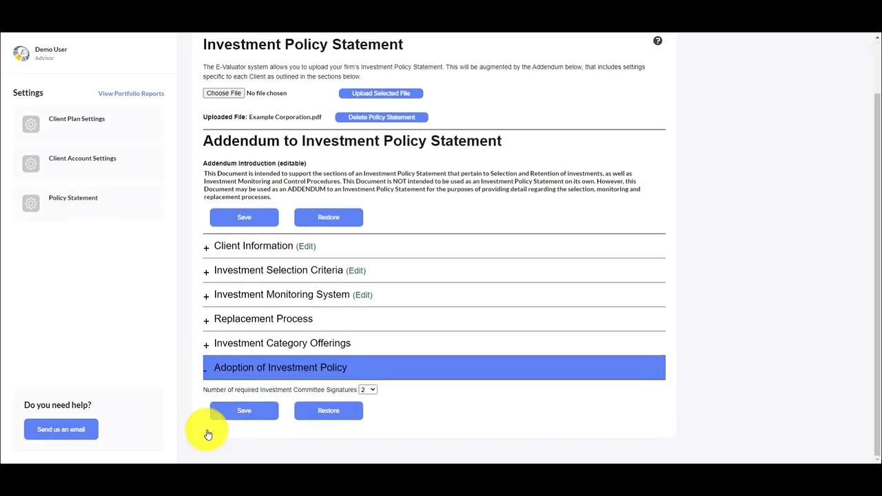 Editing The Number Of Signatures To The IPS Addendum - YouTube