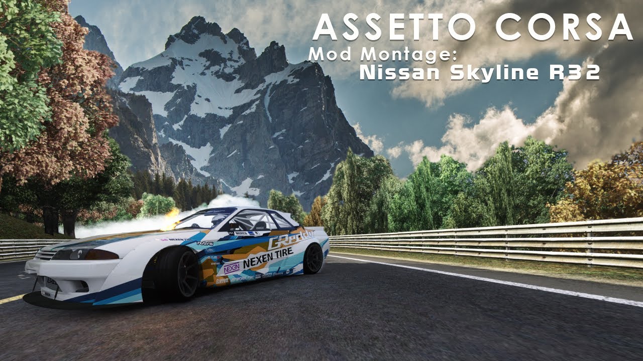 Assetto Corsa Mod Montage Nissan Skyline R32 - YouTube