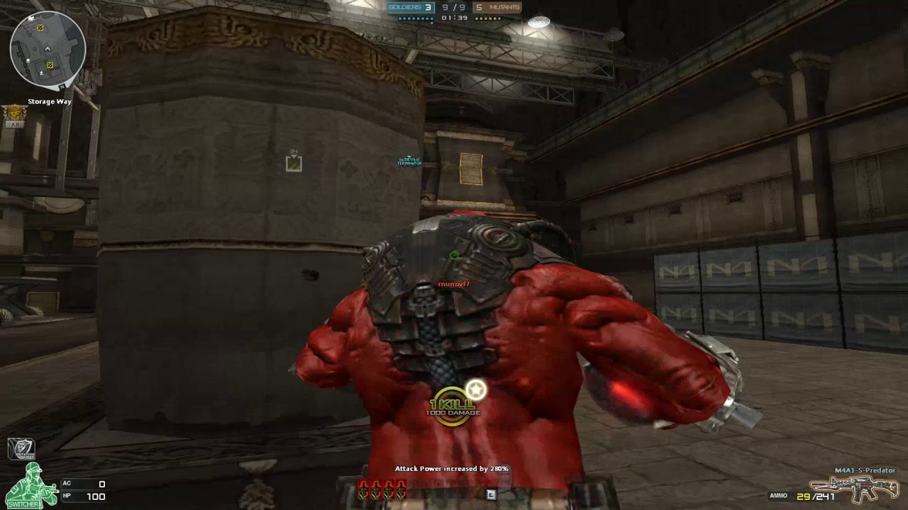 Crossfire EU M4A1-Predator in Predator mode (Pyramid) Gameplay - YouTube