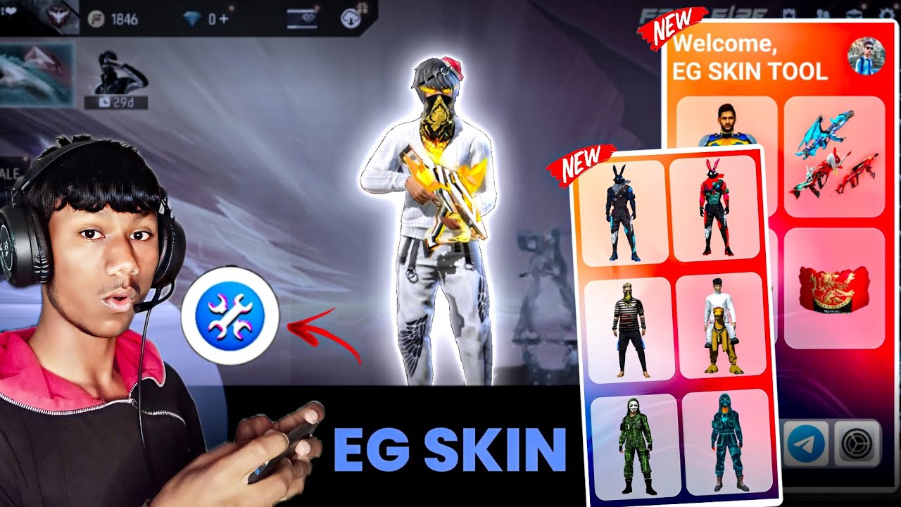 Free Fire Skin Tool App | FF Skin Tool App | Skin Tools Pro Free Fire ...