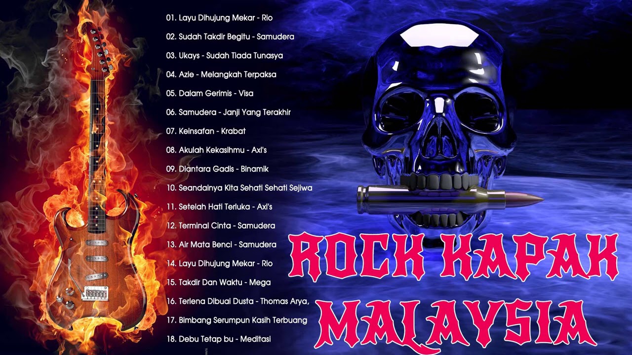 ROCK KAPAK TERBAIK 90 - AN ♫ Rock Kapak Terpopuler 80an - Lagu Jiwang ...