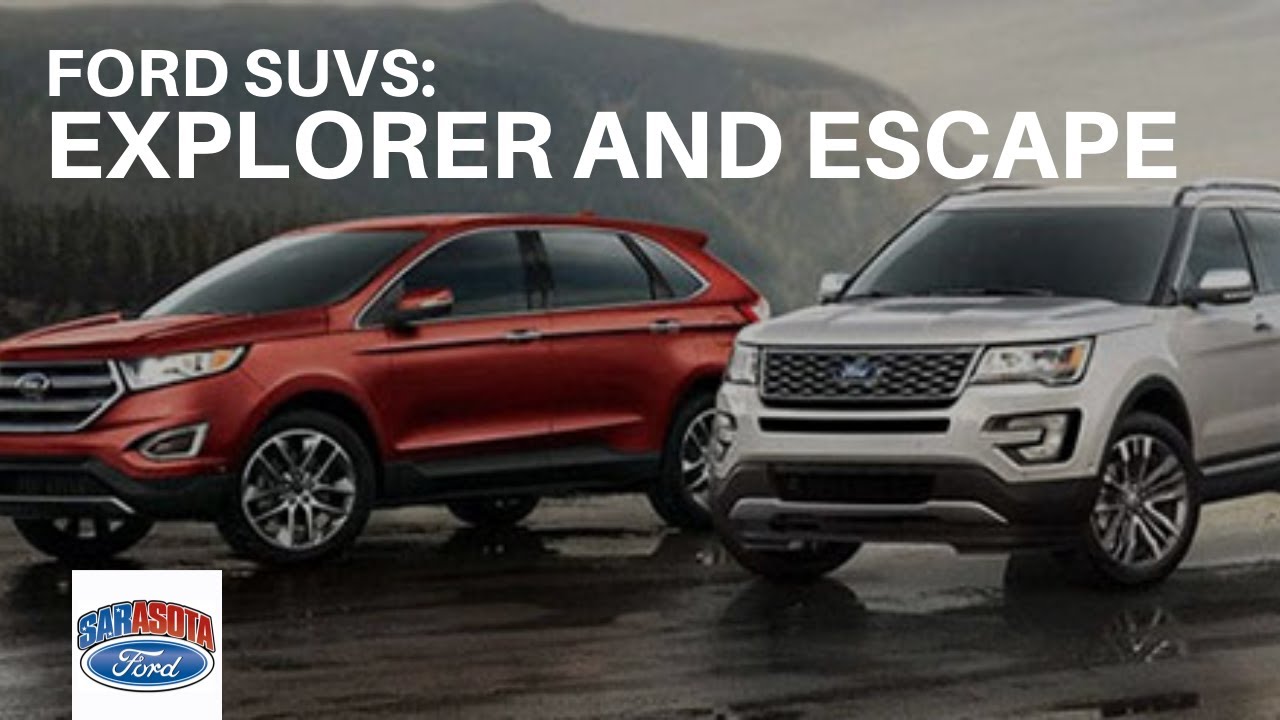 Ford 2020 SUVs: The Ford Escape & Explorer - YouTube