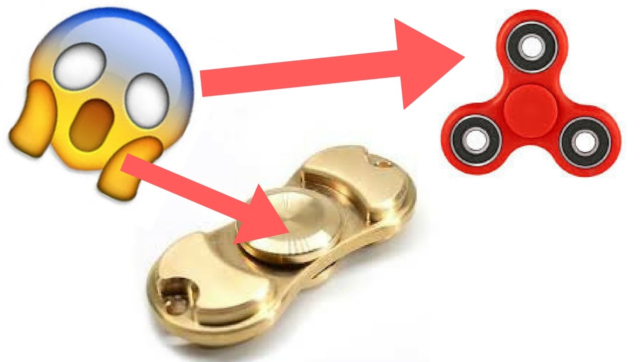 Rose Gold and Red Fidget Spinners!! - Unboxing - YouTube