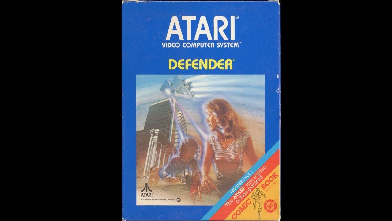Defender played on the Atari 2600 - YouTube