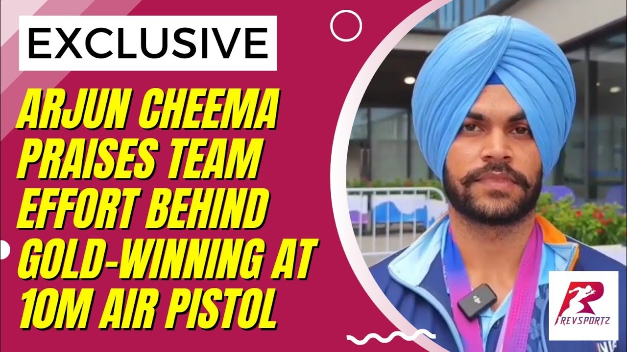 Arjun Cheema praises team effort behind gold-winning debut at 10m Air ...