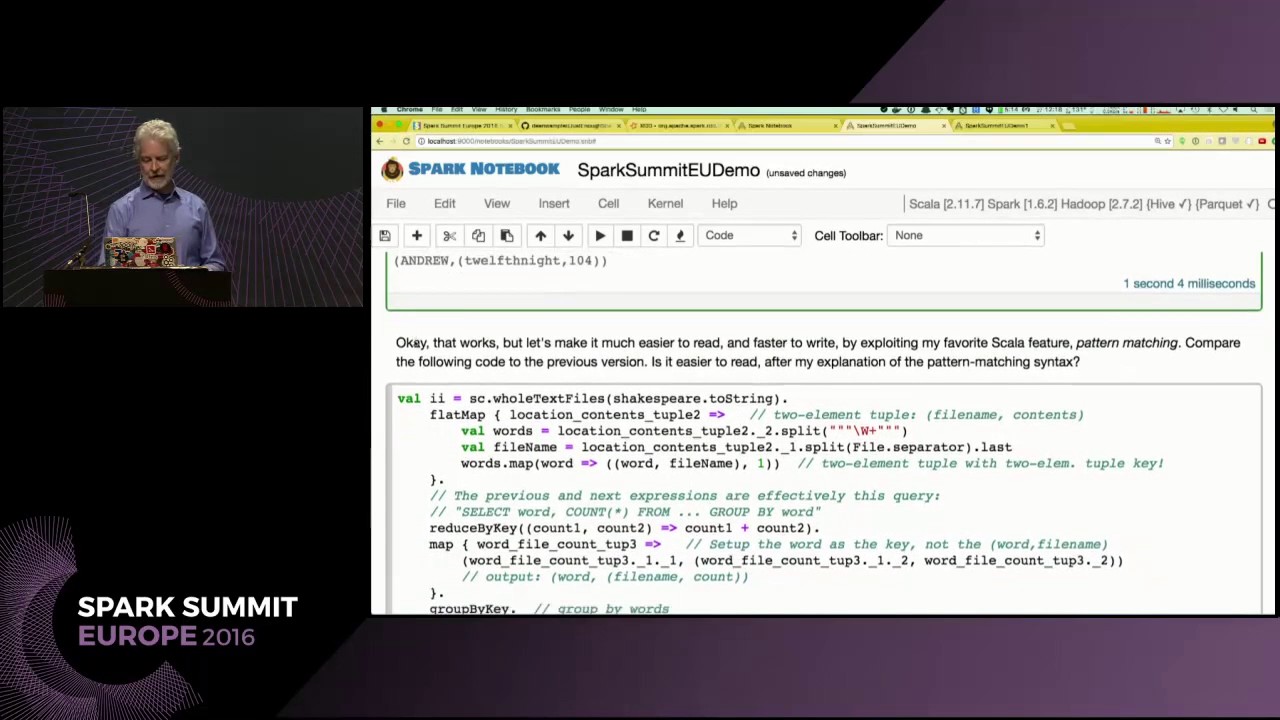 Just Enough Scala For Spark Dean Wampler Youtube